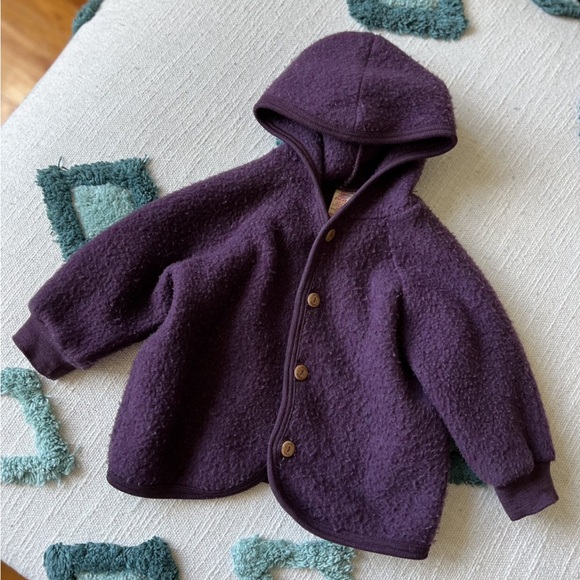 engel | Jackets & Coats | Engel Organic 0 Merino Wool Baby Hooded ...